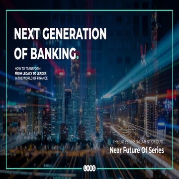 Next Generation of Banking: Smarter | PDF