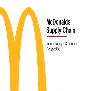 Mcdonalds sustainable marketing | PPTX
