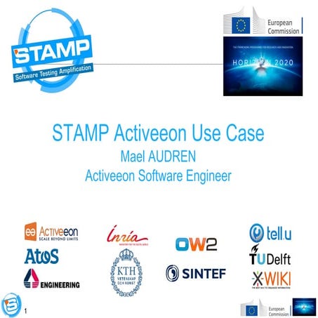 STAMP ActiveEon Use Case at Telecom Valley Dec. 2018 | PPT