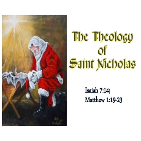 The Theology of Saint Nicholas | PDF