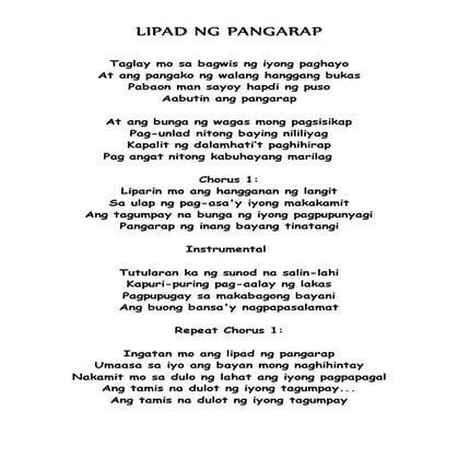 181673633 lipad-ng-pangarap-docx | PDF
