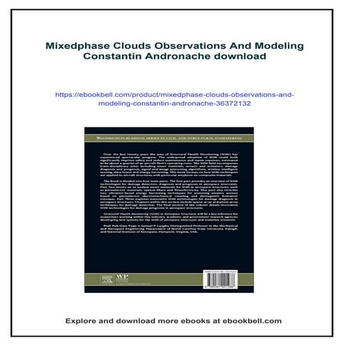 Mixedphase Clouds Observations And Modeling Constantin Andronache | PDF