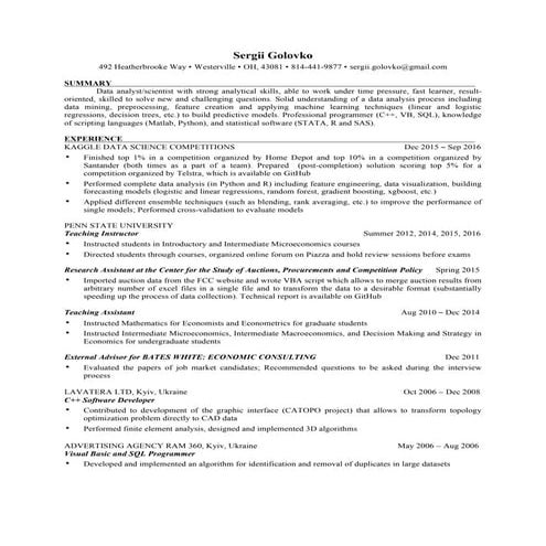 Golovko_Resume | PDF