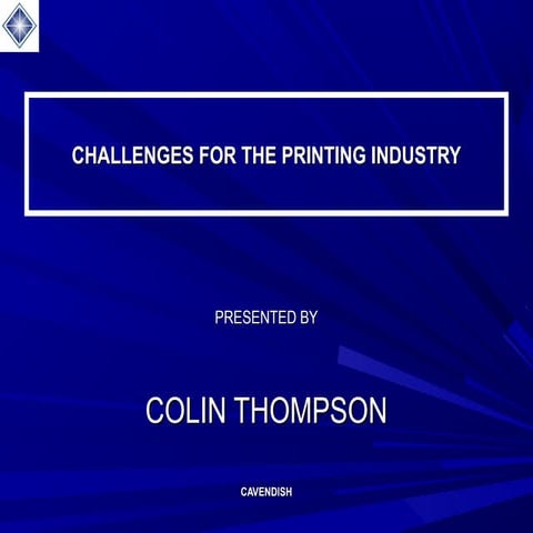Challenges for the Printing Industry powerpoint | PDF