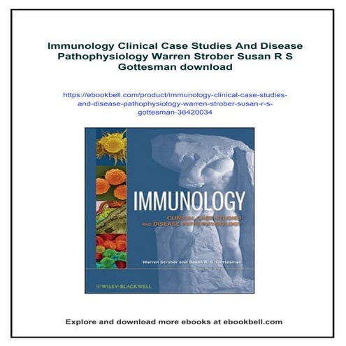Immunology Clinical Case Studies And Disease Pathophysiology Warren ...