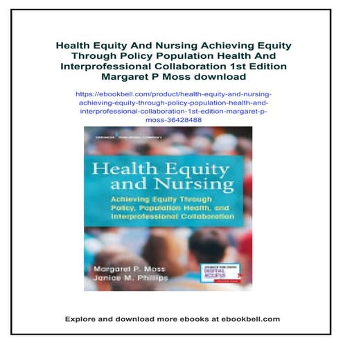 Health Equity And Nursing Achieving Equity Through Policy Population ...