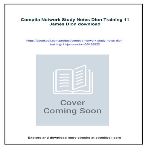Comptia Network Study Notes Dion Training 11 James Dion | PDF