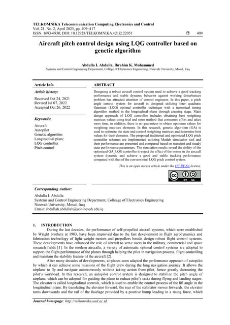 flight simulation integration of flight control system in simulation | PDF
