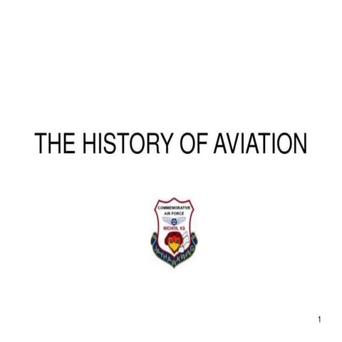 The History of aviation and airplanes in world | PPT
