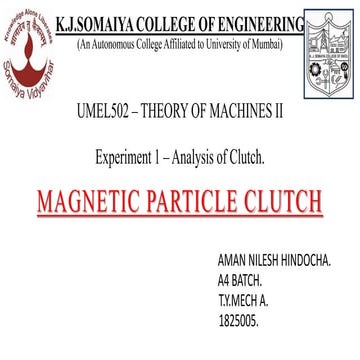 Magnetic Particle Clutch | PPT