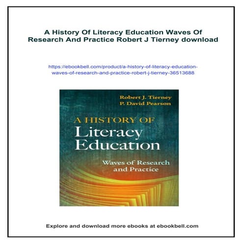 A History Of Literacy Education Waves Of Research And Practice Robert J ...
