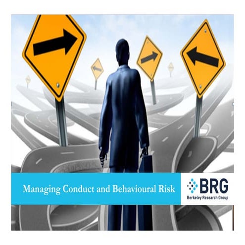Managing Conduct and Behavioural Risk | PDF