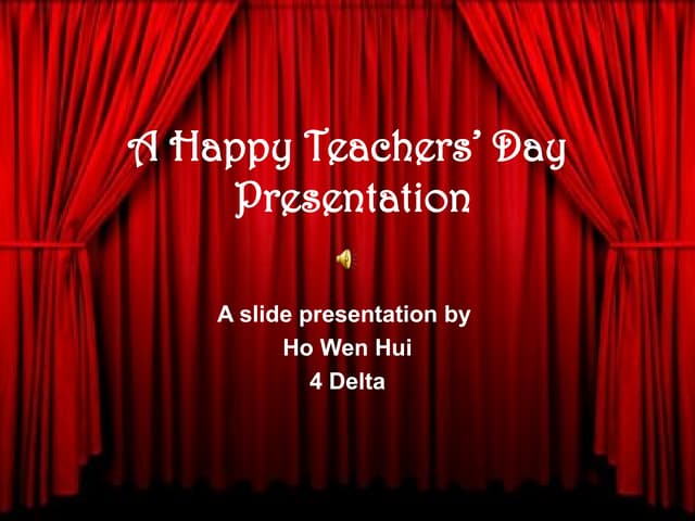 Teachers' Day Script 2016 (macunay) | DOCX