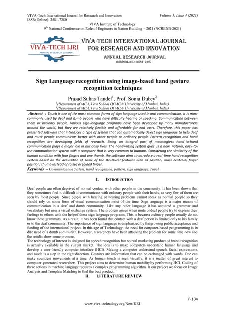 Real time Myanmar Sign Language Recognition System using PCA and SVM ...