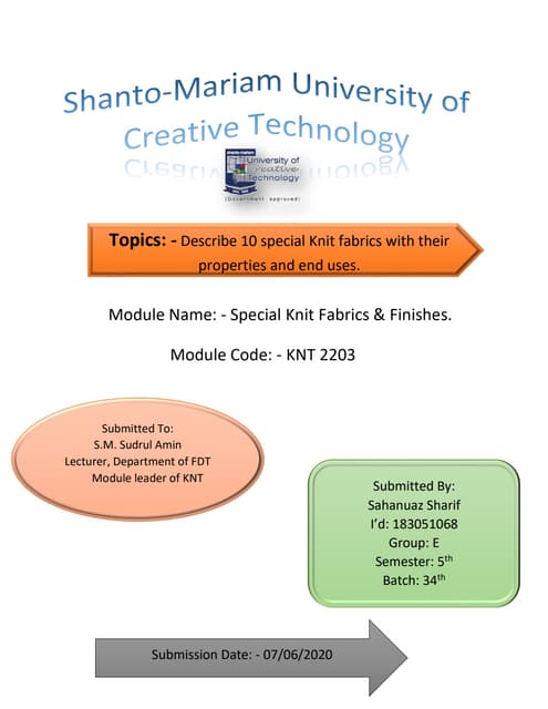 Clothtech Technical Textile | PPT