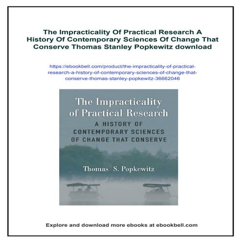 The Impracticality Of Practical Research A History Of Contemporary ...