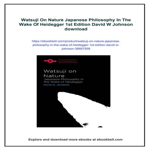 Watsuji On Nature Japanese Philosophy In The Wake Of Heidegger 1st ...