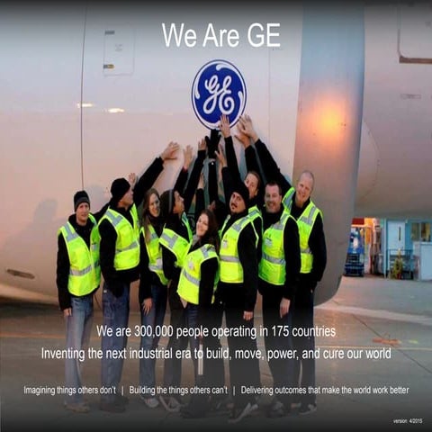 2015-04_We Are GE_Pitch | PPTX