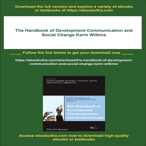 The Handbook of Development Communication and Social Change Karin ...