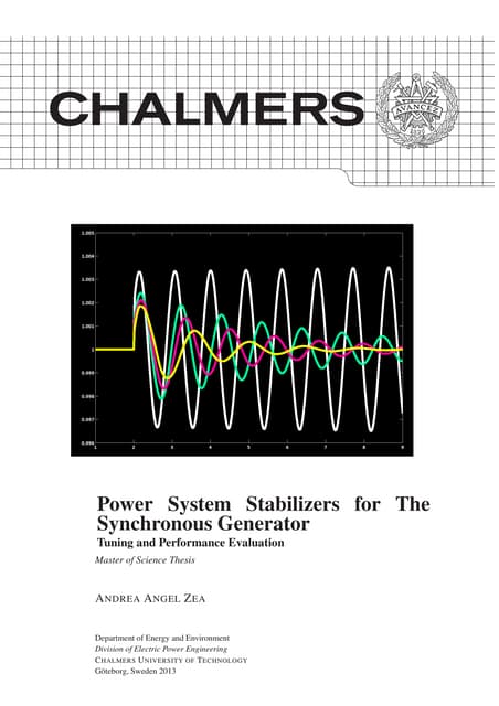 Power System Stabilizer | PPTX | Operating Systems | Computer Software and Applications