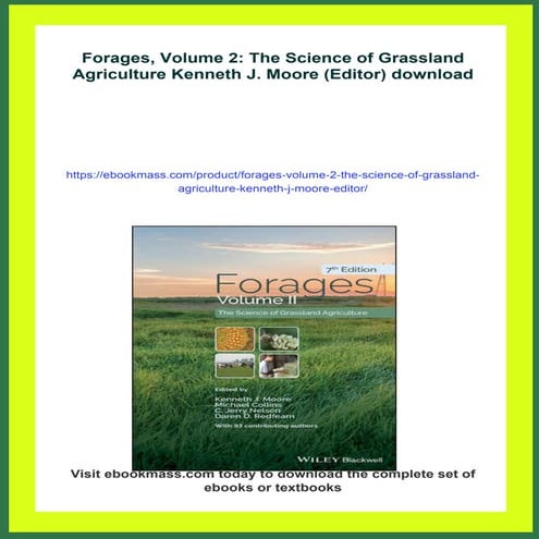 Forages, Volume 2: The Science of Grassland Agriculture Kenneth J ...