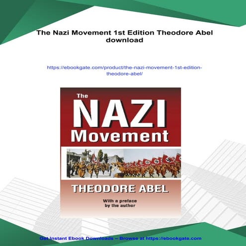 The Nazi Movement 1st Edition Theodore Abel | PDF
