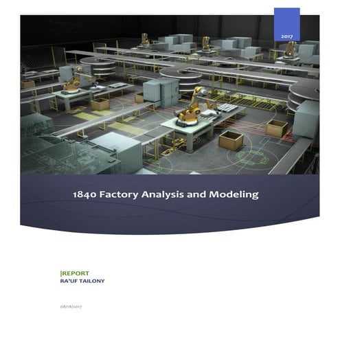 Factory analysis simulation 2 | PDF