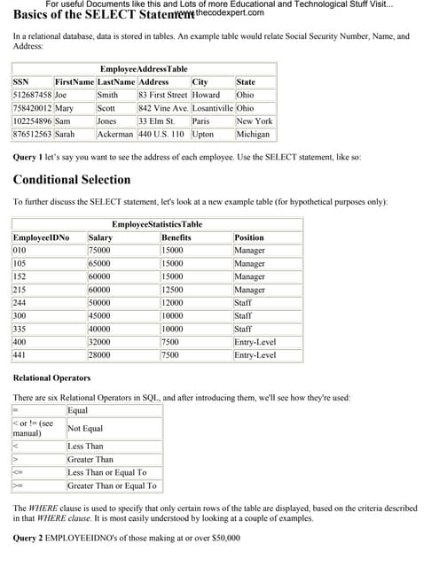45 Essential Sql Interview Questions Ppt 1218