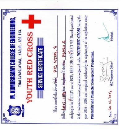 Youth Red Cross | PDF