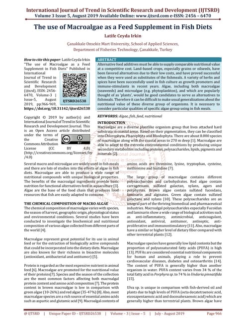 INTEGRATED MULTI TROPHIC AQUACULTURE (IMTA) | PPTX | Agriculture ...
