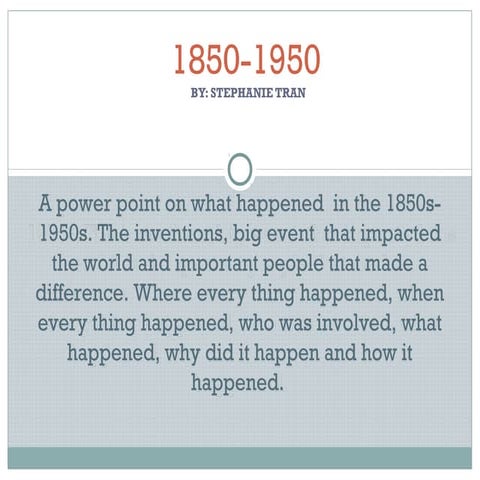 1850 1950 | PPT