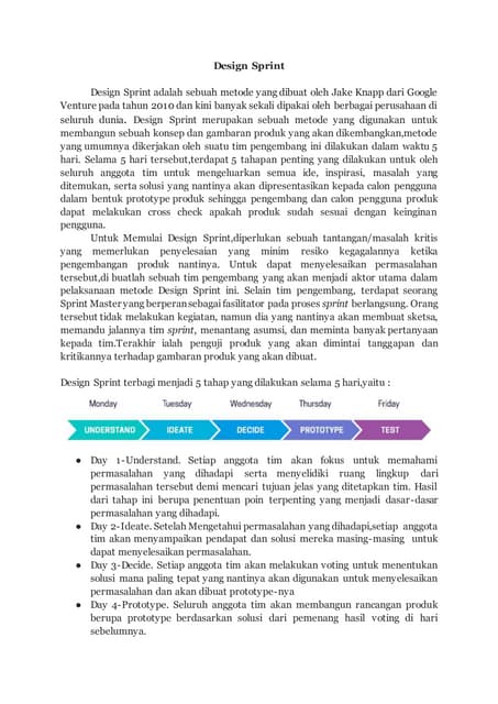 Review design sprint | PDF