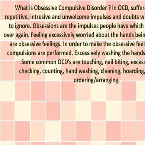 ocd self help review | PPTX
