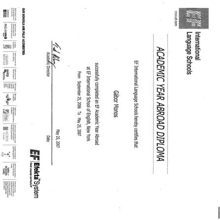 EF ACADEMIC YEAR ABROAD DIPLOMA | PDF