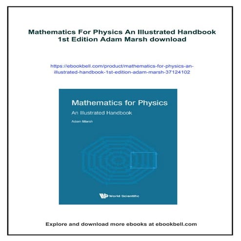 Mathematics For Physics An Illustrated Handbook 1st Edition Adam Marsh ...