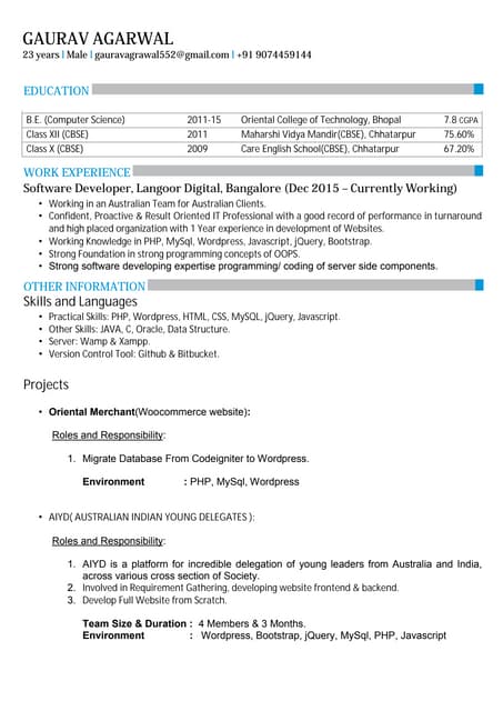 Sahil maurya resume | PDF