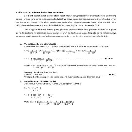 18594 uniform series arithmetic gradient cash flow | PDF