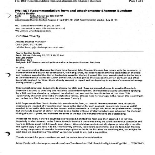 RST recommendation form | PDF