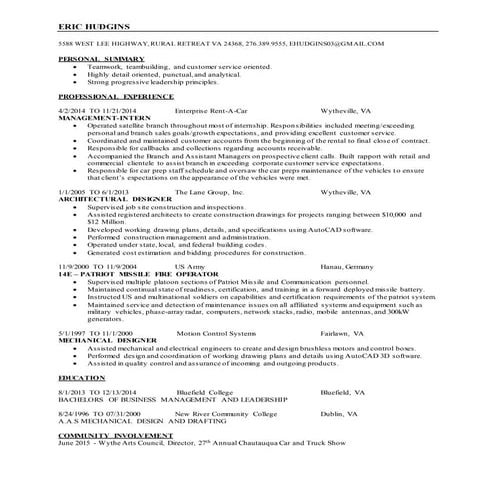 Resume 2015 | DOCX