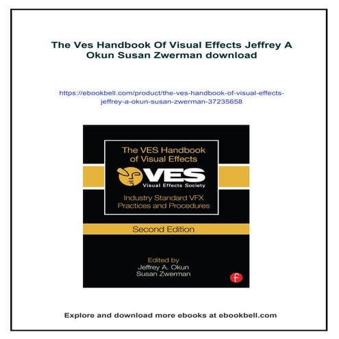 The Ves Handbook Of Visual Effects Jeffrey A Okun Susan Zwerman | PDF
