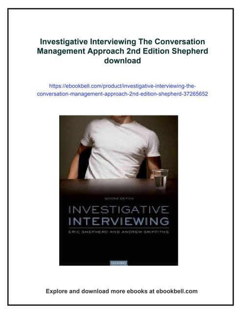 The PEACE Model of Investigative Interviewing | PPTX