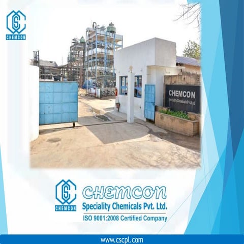 (Corporate Presentation) Chemcon Speciality Chemicals PVT. LTD.01