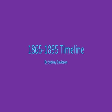 1865 1895 timeline | PPTX
