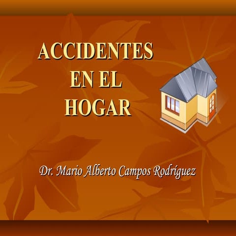 Accidentes en el Hogar | PPT