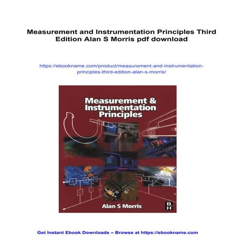 Measurement and Instrumentation Principles Third Edition Alan S Morris | PDF