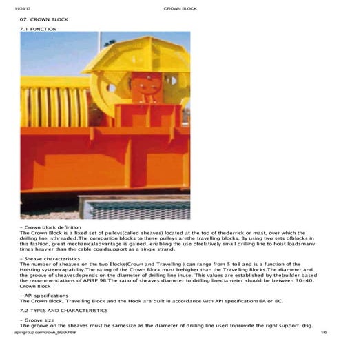 186912819 crown-block | PDF