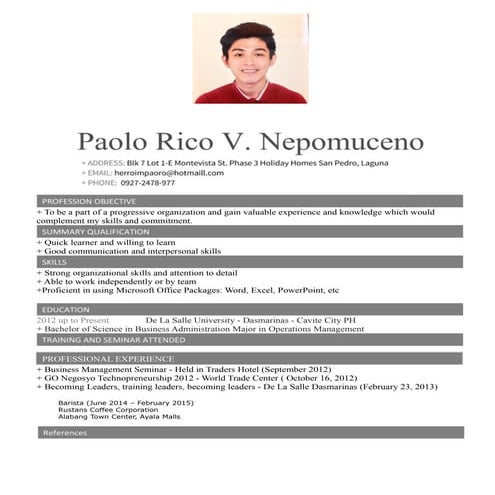 Resume-pao | DOC