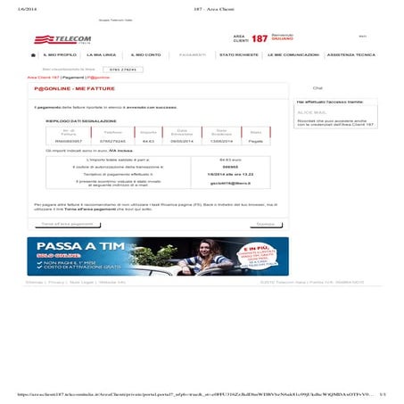 187 area clienti | PDF