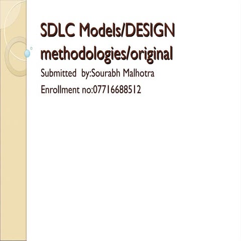 Software Engineering Perspective and Specialized Process Models | PDF