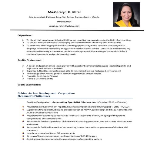 Final - Professional CV of Jacques Erasmus | DOC